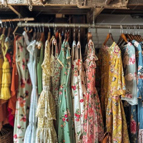 A Row Of Dresses With One That Says Quot Hello Kitty Quot On The Bottom Premium Ai Generated Image