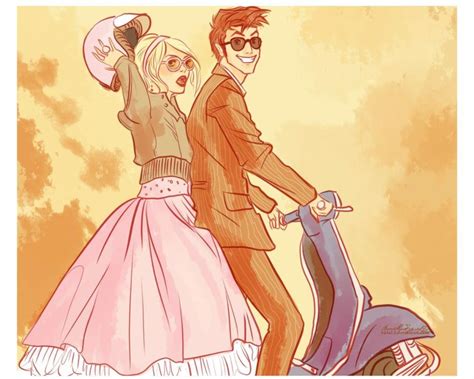 Chibi 10th Doctor And Rose