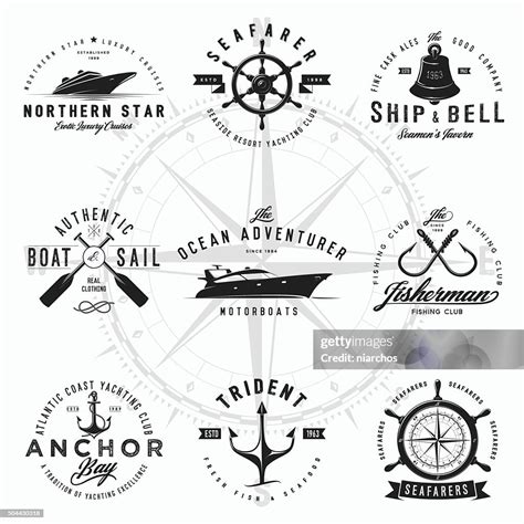 Nautical Logos High Res Vector Graphic Getty Images