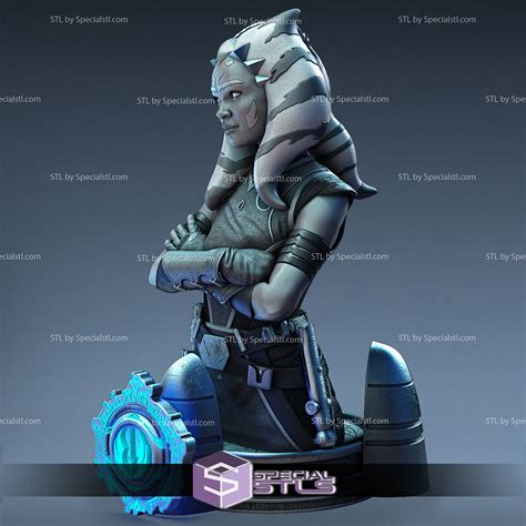 Ahsoka Tano Basic Bust Ready To Print Specialstl