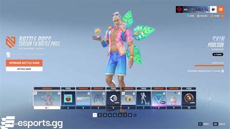 Overwatch 2 Season 18 Battle Pass All Skins And Rewards Esportsgg