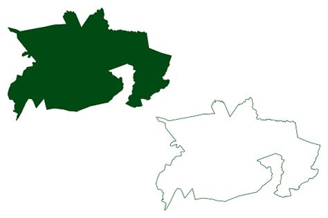 Ilustración De Municipio De Cuautepec Mapa Vector Ilustración Garabato