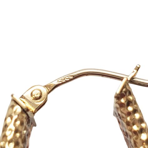 14k Tri Gold 3 Tone Twist Hoop Earrings For Sale At 1stdibs