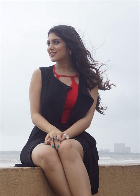 Milky Hot Thighs And Legs Of Indian Celebs Isha Chauhan At Genius Promotion