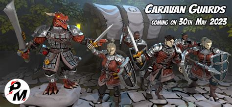 Oc The Caravan Guards Pack 1 Of Stls Of 3d Printable Miniatures Is