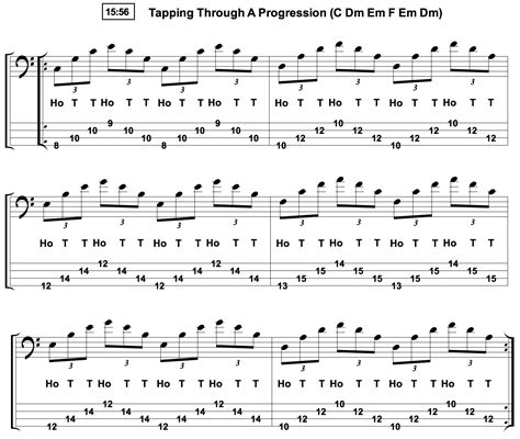 Tapping For Bass Guitar Lesson Part 2 Piano Style And Chords Talkingbass