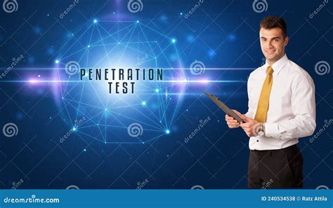 Businessman Thinking About Security Stock Illustration Illustration