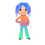 Mad Chibi Free Svg