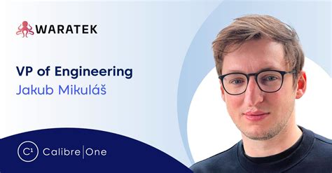 Jakub Mikuláš Appointed As Vp Engineering At Waratek Calibre One