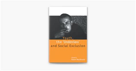 ‎youth The `underclass And Social Exclusion Em Apple Books
