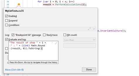 Breakpoints JetBrains Rider Documentation