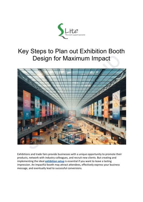 Ppt Key Steps To Plan Out Exhibition Booth Design For Maximum Impact