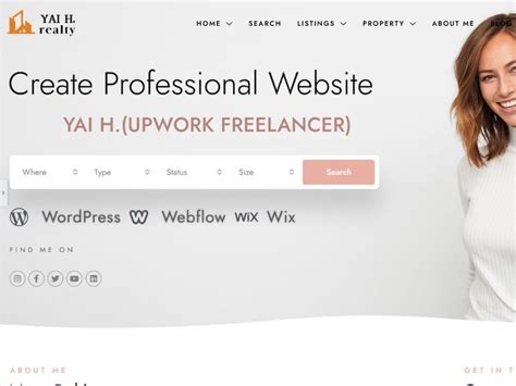 A Professional Website Design Using Wordpress Webflow Wix Upwork