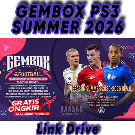 Jual New Gembox Terbaru Pes 2026 Gembox Summer Ps3 Final Transfer