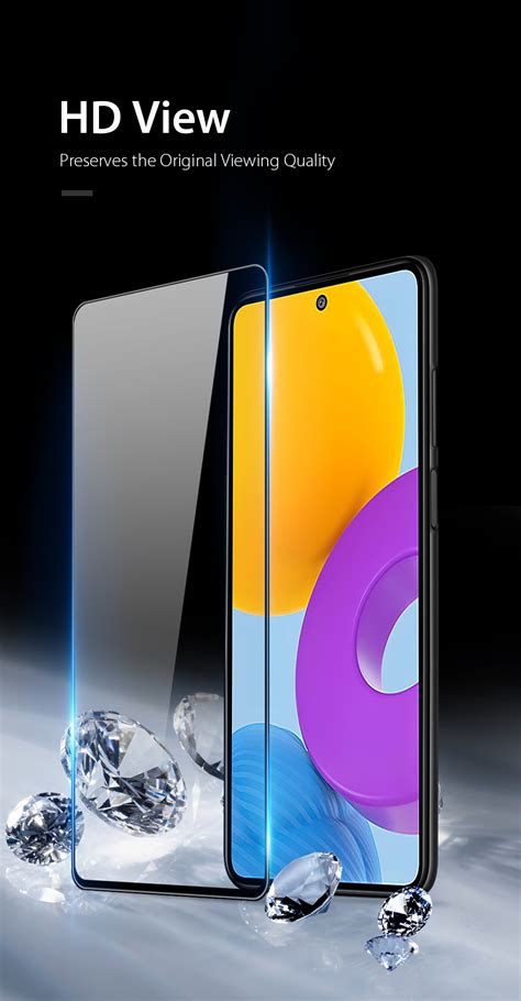 Tempered Glass Screen Protector For Samsung Galaxy M52 5g Phone Cases