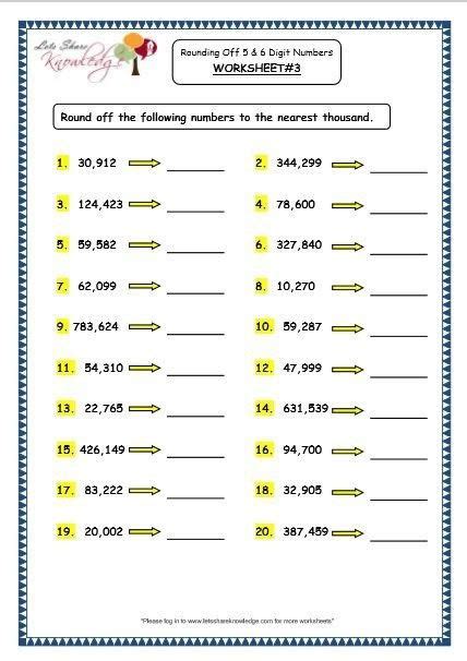 Pin By Bobbylengoasa On Quick Saves Rounding Worksheets Math