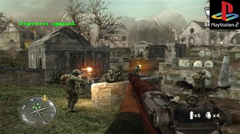 Call Of Duty 3 Ps2 Gameplay Youtube