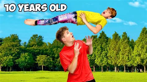Gymnastics Challenge Vs 10 Year Old Ft Nidal Wonder