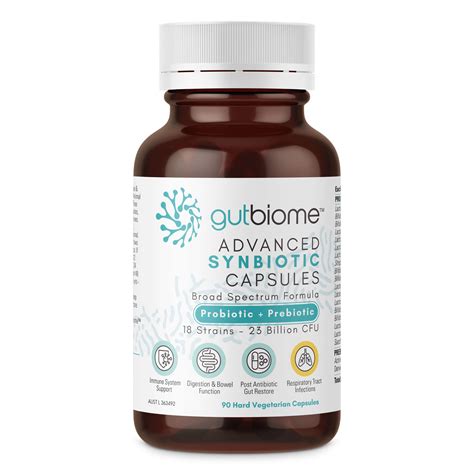 Gutbiome Advanced Synbiotic Capsules Gutbiome