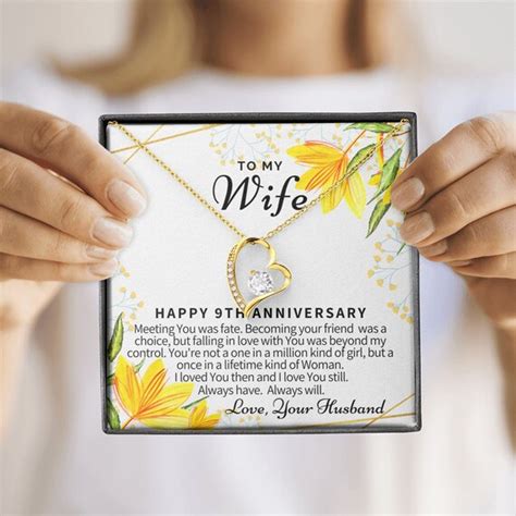 10th Year Wedding Anniversary 9th Anniversary T Cotton Print 9th