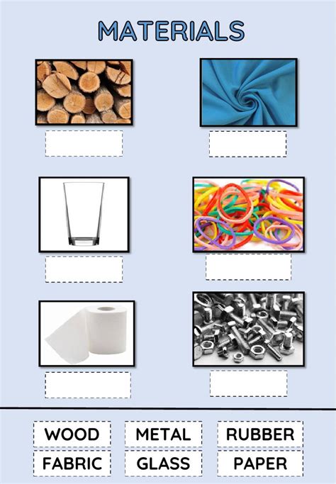 Materials 1 Interactive Worksheet For Preschool Math