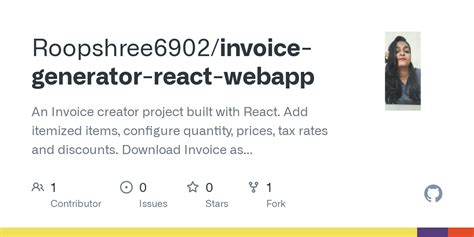 github roopshree6902 invoice generator react webapp an invoice