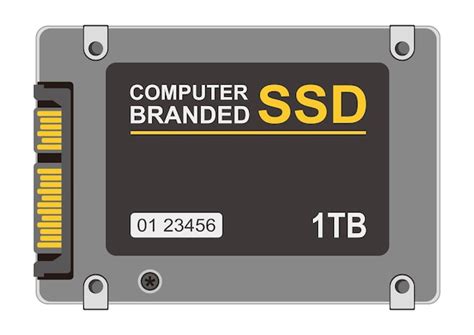 Premium Vector Solid State Drive Ssd Vector