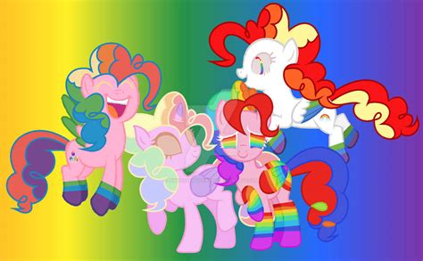 Pinkie Rainbow Pie Welcome Rainbow Pastel Pie By Pinkiepartypiepiety