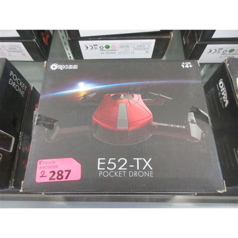 2 New Eachine E52 Tx Pocket Drones