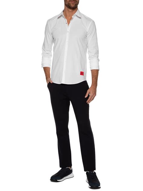 Camisa Masculina Ermo Branco Hugo Camisa Masculina Ermo Branco Hugo