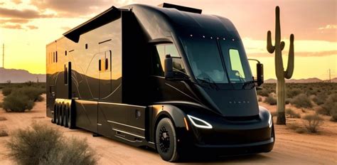 La Tesla Semi A Lair Incroyable En Tant Que Maison électrique Mobile