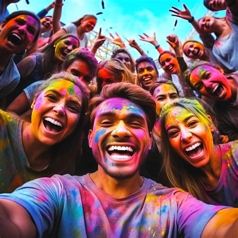 Premium Photo Occidental People Incredible Colorful Cheerful Happiness