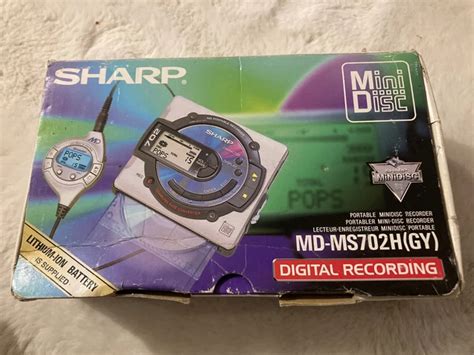 Sharp Md Ms 702 Portable Minidisc Player Recorder Enregistreur Sharp
