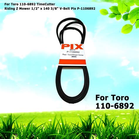 For Toro 110 6892 Timecutter Riding Z Mower V Belt Mandm Products