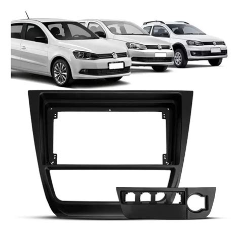 Moldura Multimidia 7 E 9 Polegadas Gol Saveiro Voyage G6 Frete Grátis