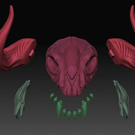 👹 Monster Hunter Bone Armor・ Stl File For 3d Printing・cults