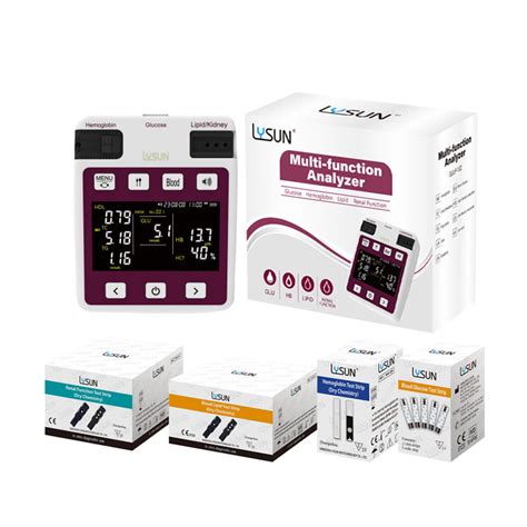 Multi Function Analyzer 11 In 1 Test Machine Blood Glucose Hemoglobin