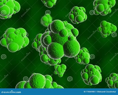 Bacteria Spheres 3d Illustration 32893707