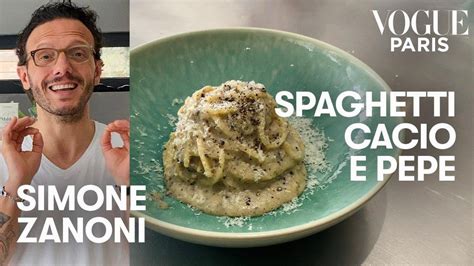 Voir The Best Cacio E Pepe Recipe By Michelin Starred Chef Simone