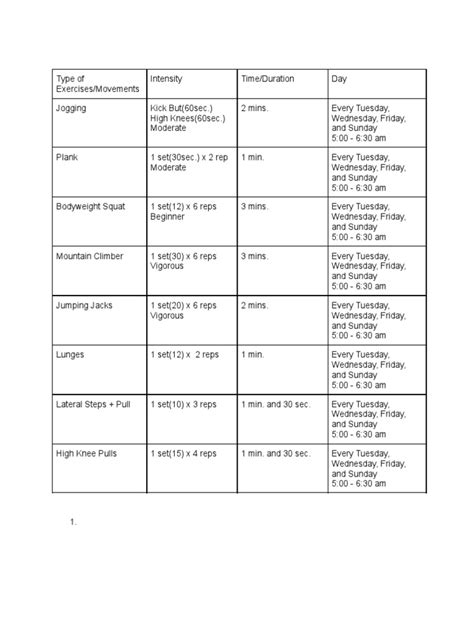 Fitt Plan Pdf Physical Fitness Recreation