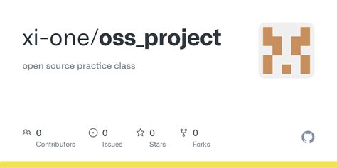 Github Xi Oneossproject Open Source Practice Class