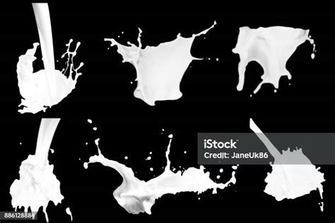 블랙에 고립 된 우유 스플래쉬 벡터 일러스트입니다 3d 그림입니다 현실적인 밀크 크라운 드롭입니다 소 양 염소 콩 쌀 귀리