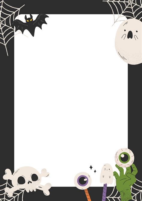 Evil Page Border Printable