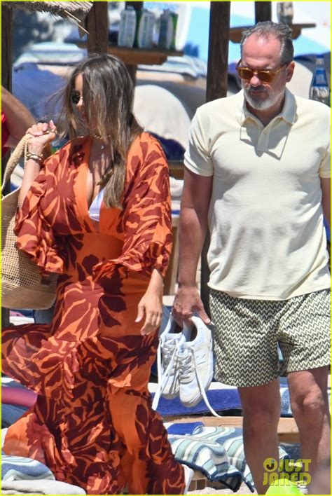 Sofia Vergara Spends 53rd Birthday At The Beach With Son Manolo Photo