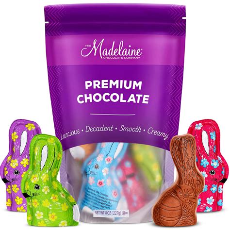 Madelaine Milk Chocolate Easter Bunny Set Of 6 Semi Solid