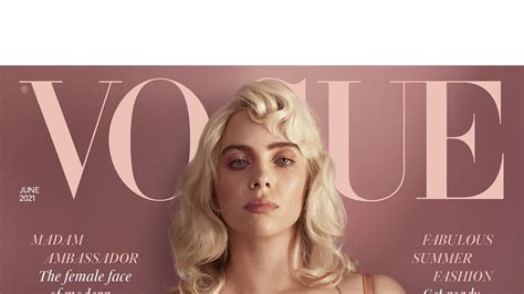 Billie Eyelash Showing Off Her Boobies In New British Vogue Cover