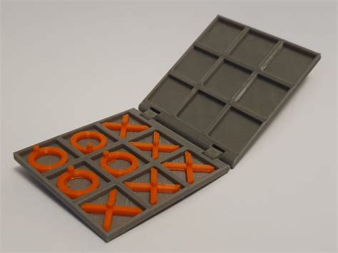 Pocket Tic Tac Toe By Jessemakerworld Download Free 3d Models