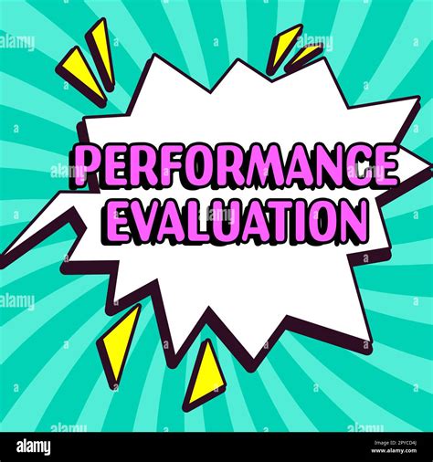 Text Sign Showing Performance Evaluation Word Written On The