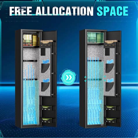 Suncrown 3 5 Locking Gun Cabinet With Electronic Keyboard Lock Quick Access Gun Safes For