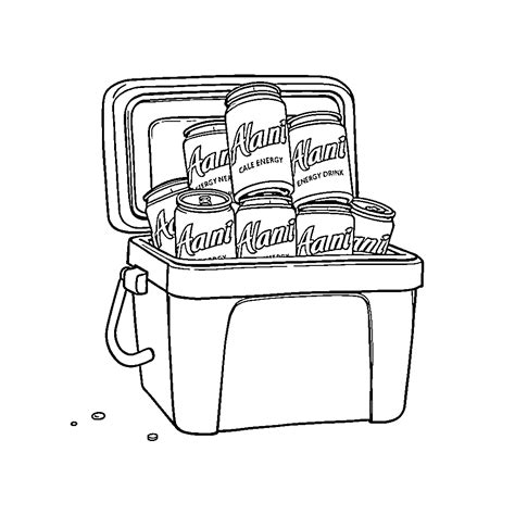 Best Energy Drink Coloring Pages Free Printable Pdf